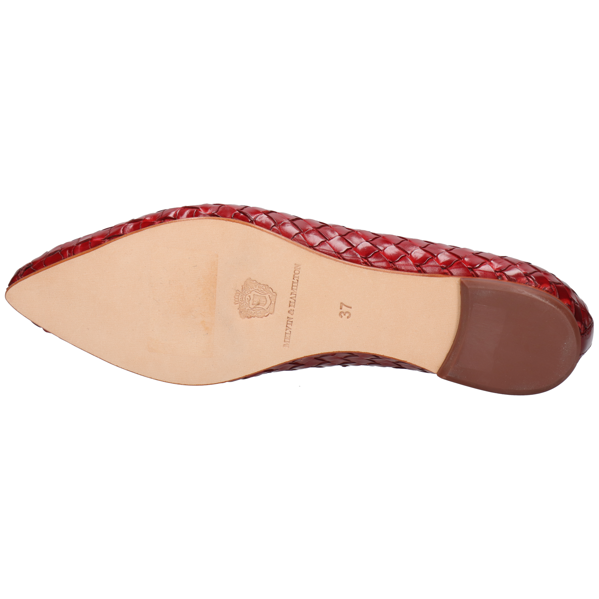 Alexa 49 Crust Woven Red – Melvin & Hamilton