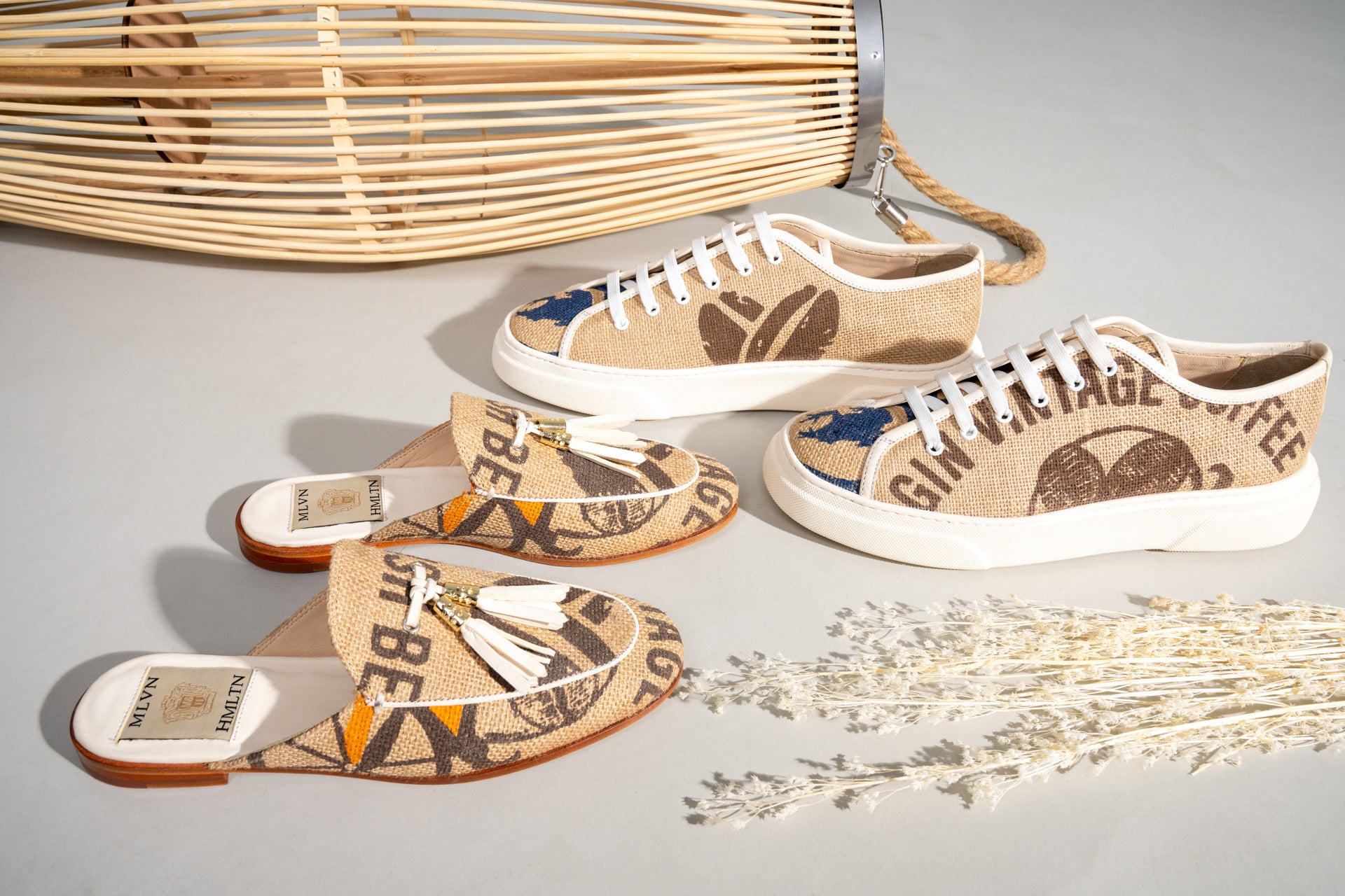 Scarlett 2 Coffee Jute Jute Binding – Melvin & Hamilton