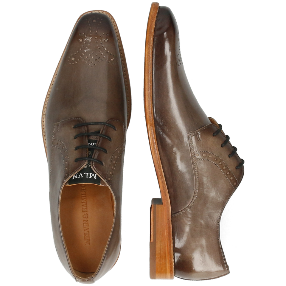 Dylan 1 Grigio Shade Dark Brown Washed – Melvin & Hamilton